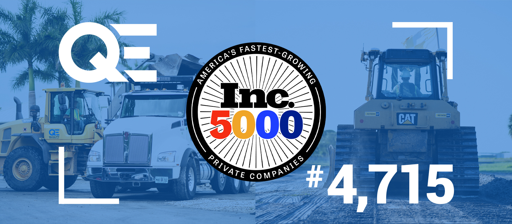 QE Ranks No. 4,715 on the 2021 Inc. 5000! - Quality Enterprises USA